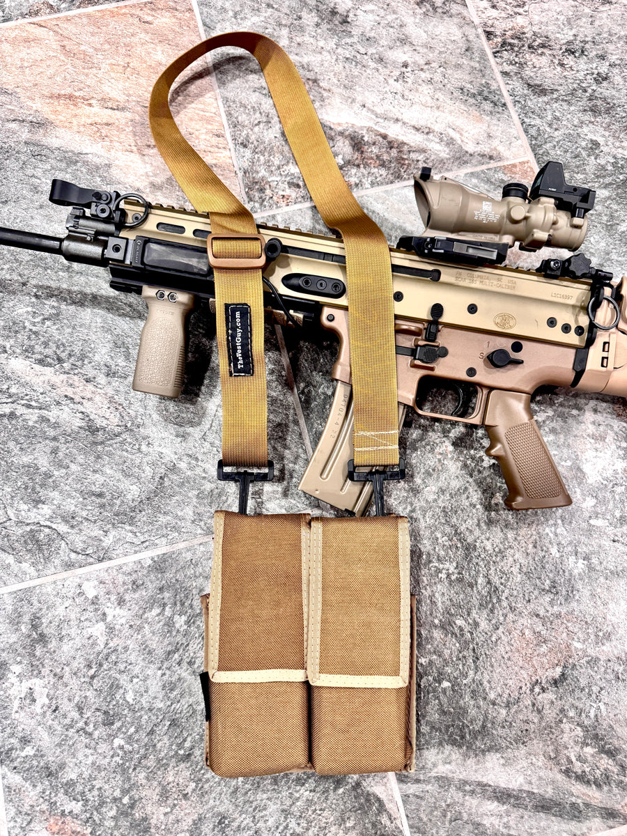 AR15 - SCAR Shoulder Sling QUAD Mag Pouch. 4 Pack – The Vest Guy