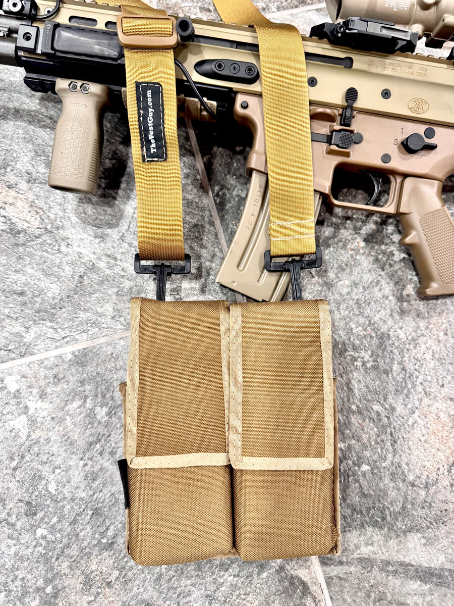 AR15 - SCAR Shoulder Sling QUAD Mag Pouch. 4 Pack – The Vest Guy