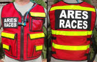ARES RACES II Safety Reflective Vest - Radio Vest – The Vest Guy