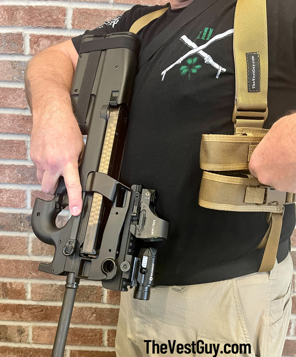 P90 Magazine Shoulder Holster - tact Sling and accessories Made in USA ...