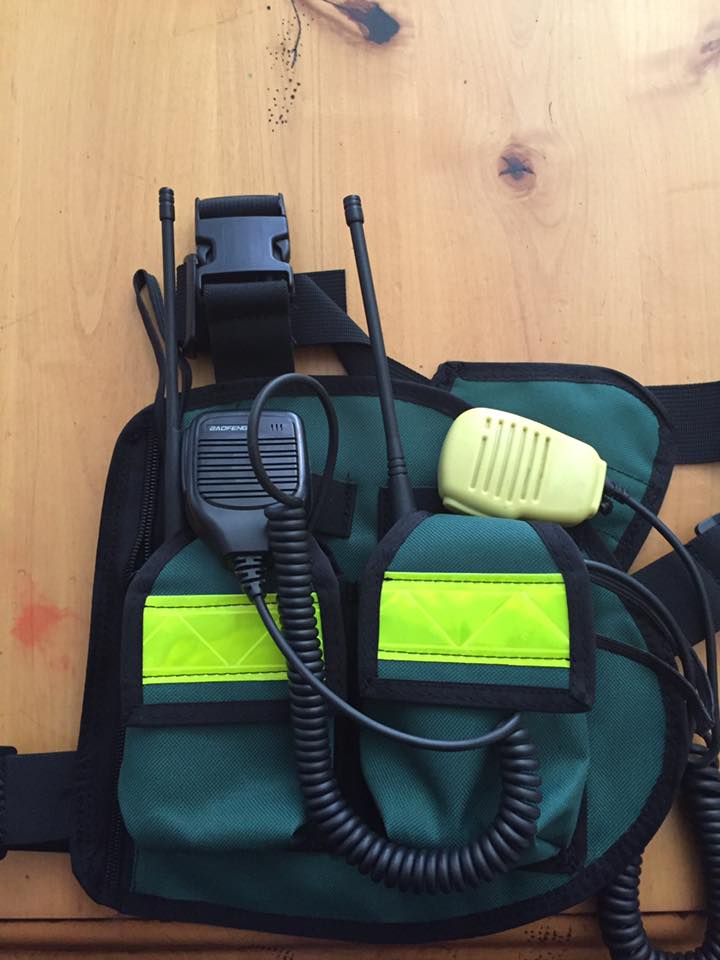CERT Radio Chest Pack with 2 Radio Pockets Reflective – The Vest Guy