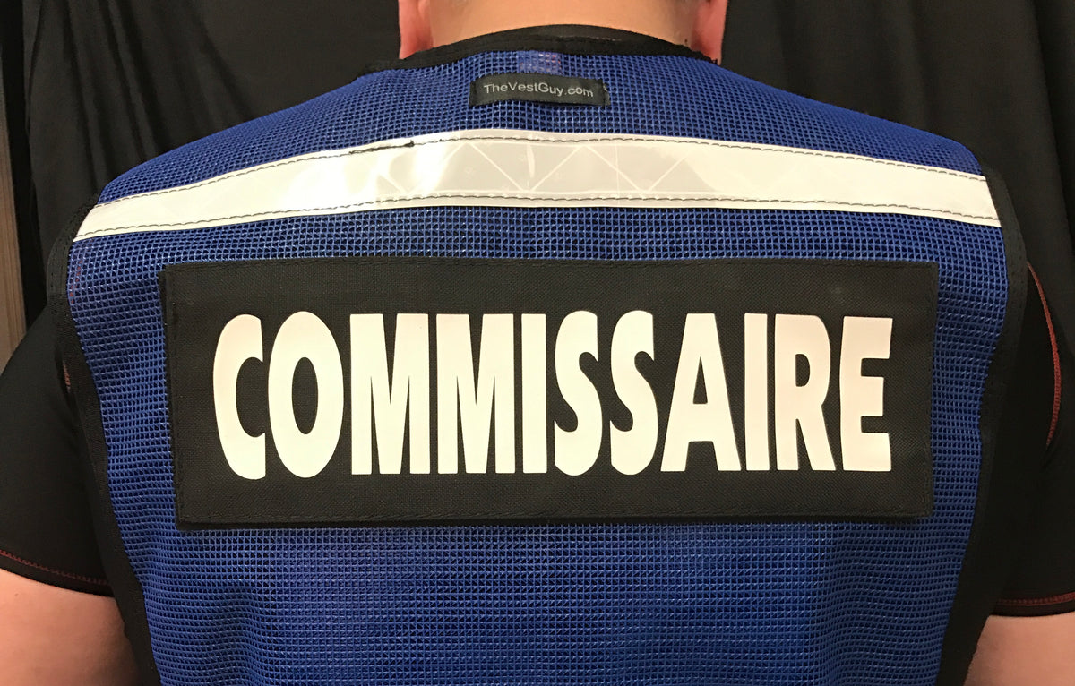 USA Cycling COMMISSAIRE Name Tags – The Vest Guy