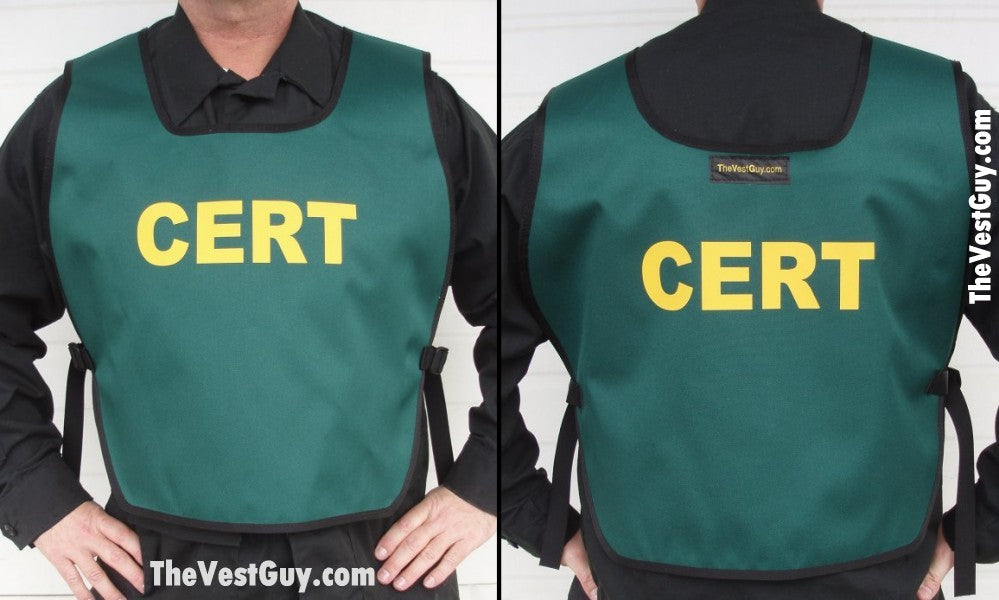 CERT Pull Over Vest - Custom Pull Over Safety Vests by TheVestGuy.com ...