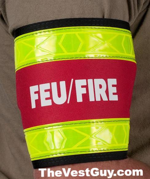 Reflective FEU / FIRE armband - Custom arm band by TheVestGuy.com – The ...